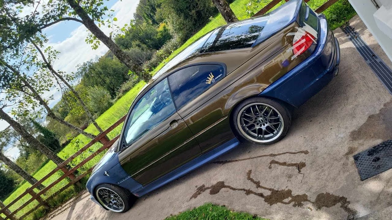 wrapping my e46 outside in Ireland [part 1] - YouTube
