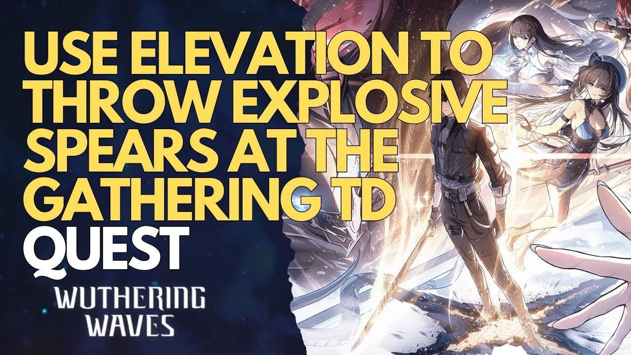 Use Elevation to throw Explosive Spears at the gathering TD - YouTube