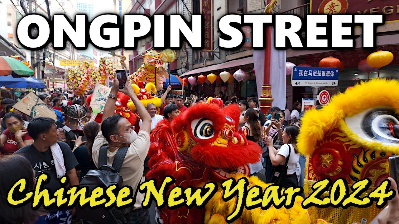 Ongpin Street Chinatown - Walking Through Lunar New Year Celebration ...