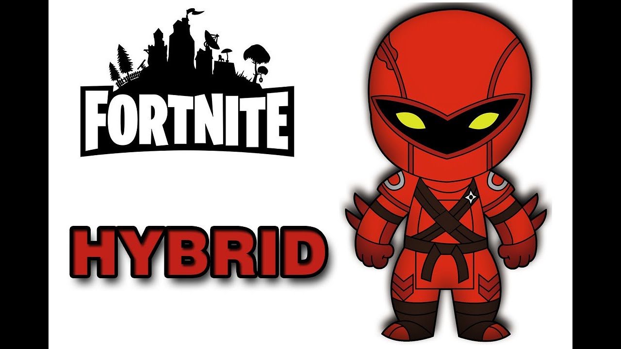 How to Draw Hybrid | Fortnite - YouTube