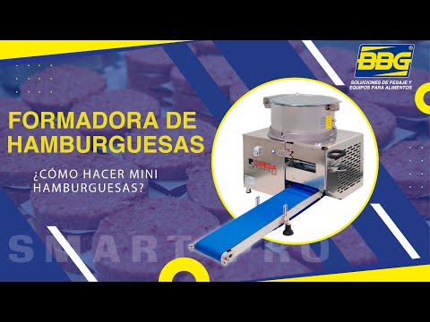 BBG - ¿Cómo hacer mini hamburguesas? Formadora de hamburguesas automática REF: SMART PRO