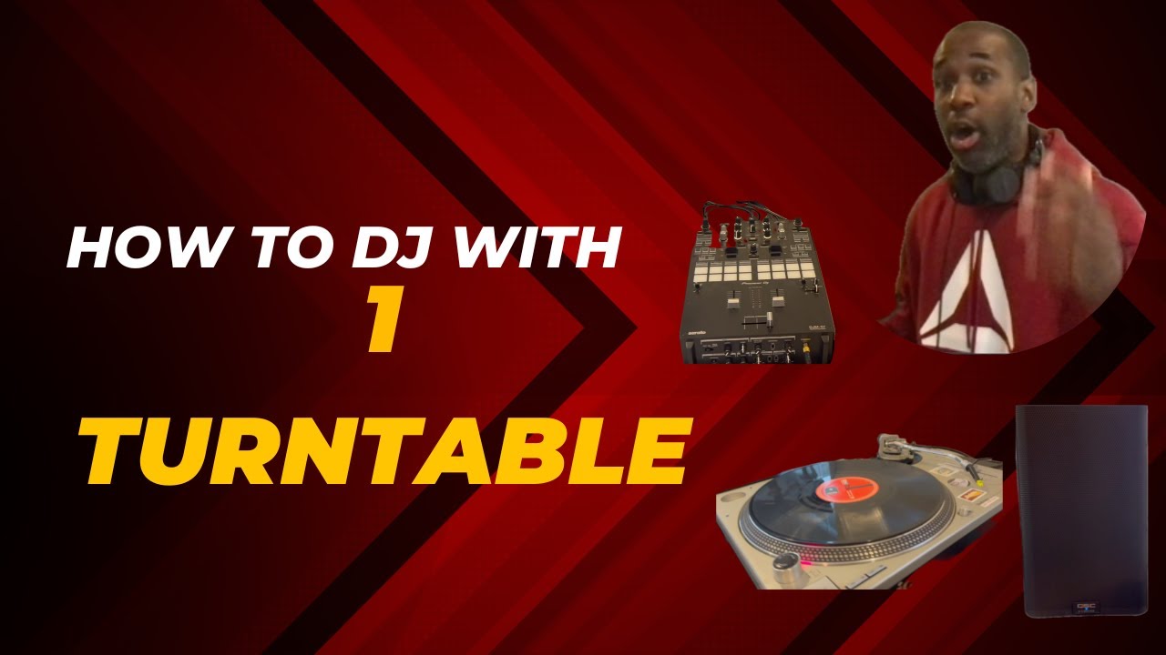 How To DJ with 1 Turntable - YouTube
