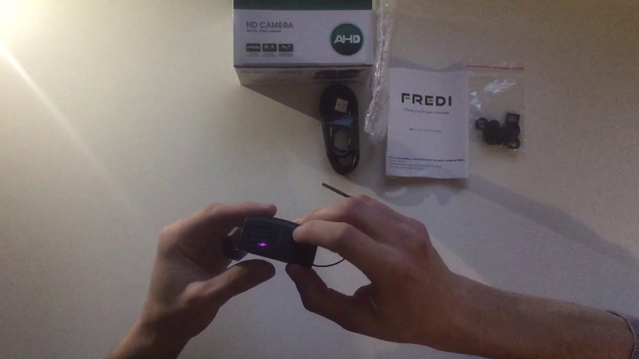 Mini Caméra Espion, FREDI HD 1080P Portable | Unboxing Review - YouTube