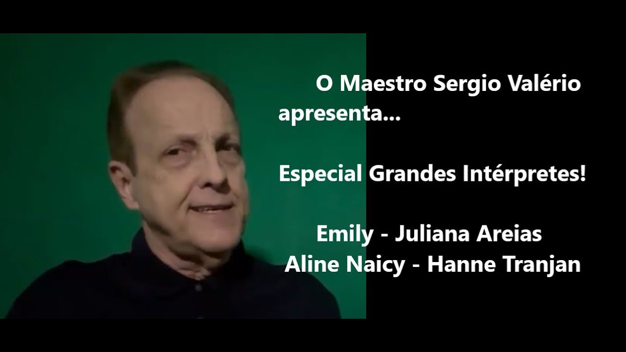 Especial Grandes Intérpretes - Sergio Valério - YouTube