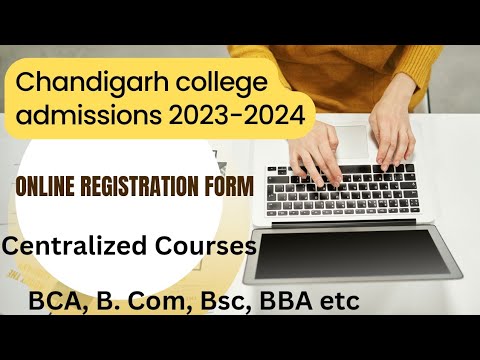 How to fill online registration form centralized courses (BCA, Bsc, B ...