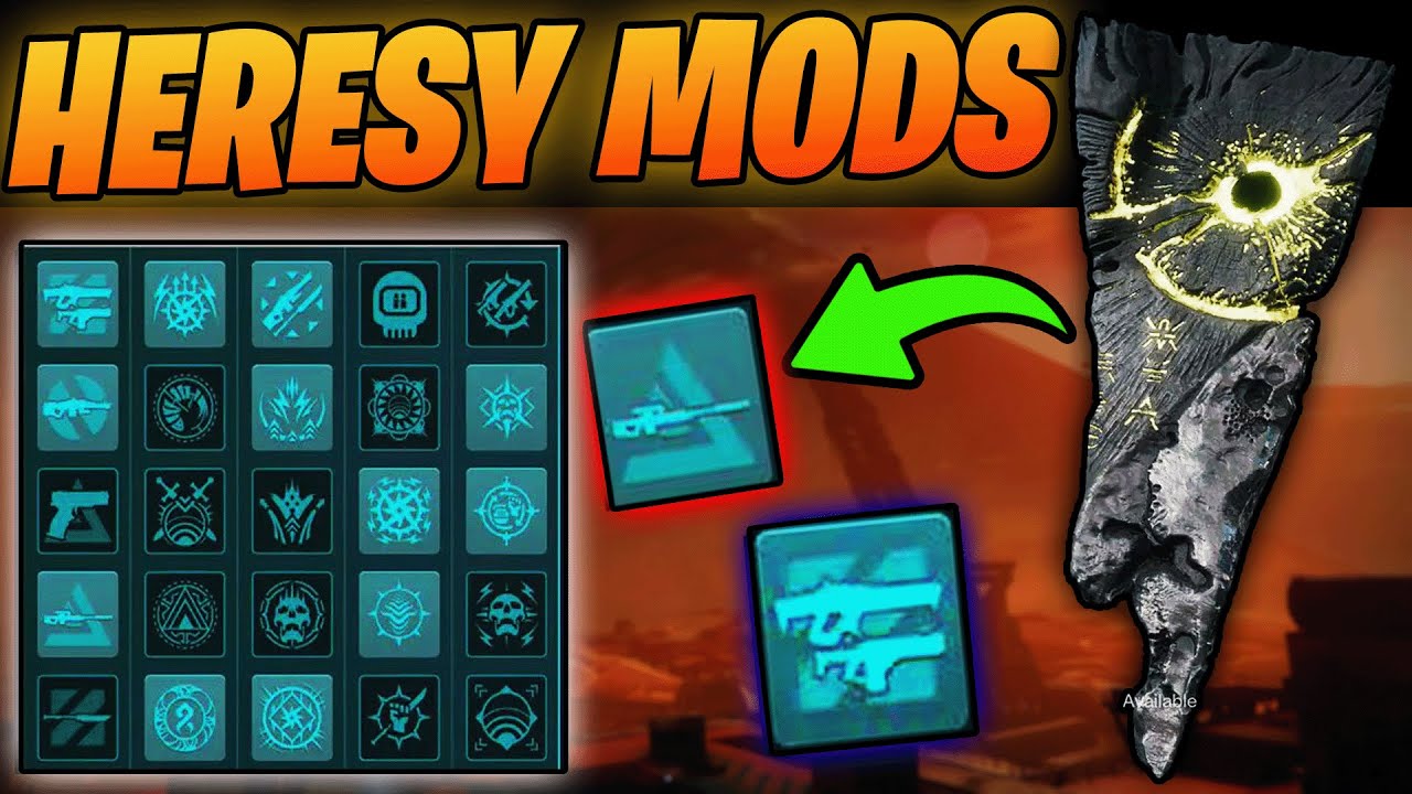 BEST HERESY SEASONAL ARTIFACT MODS! (Destiny 2 Heresy MODS) - YouTube
