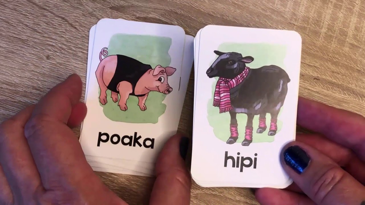 Te Reo Maori Farm Animals Cards - YouTube