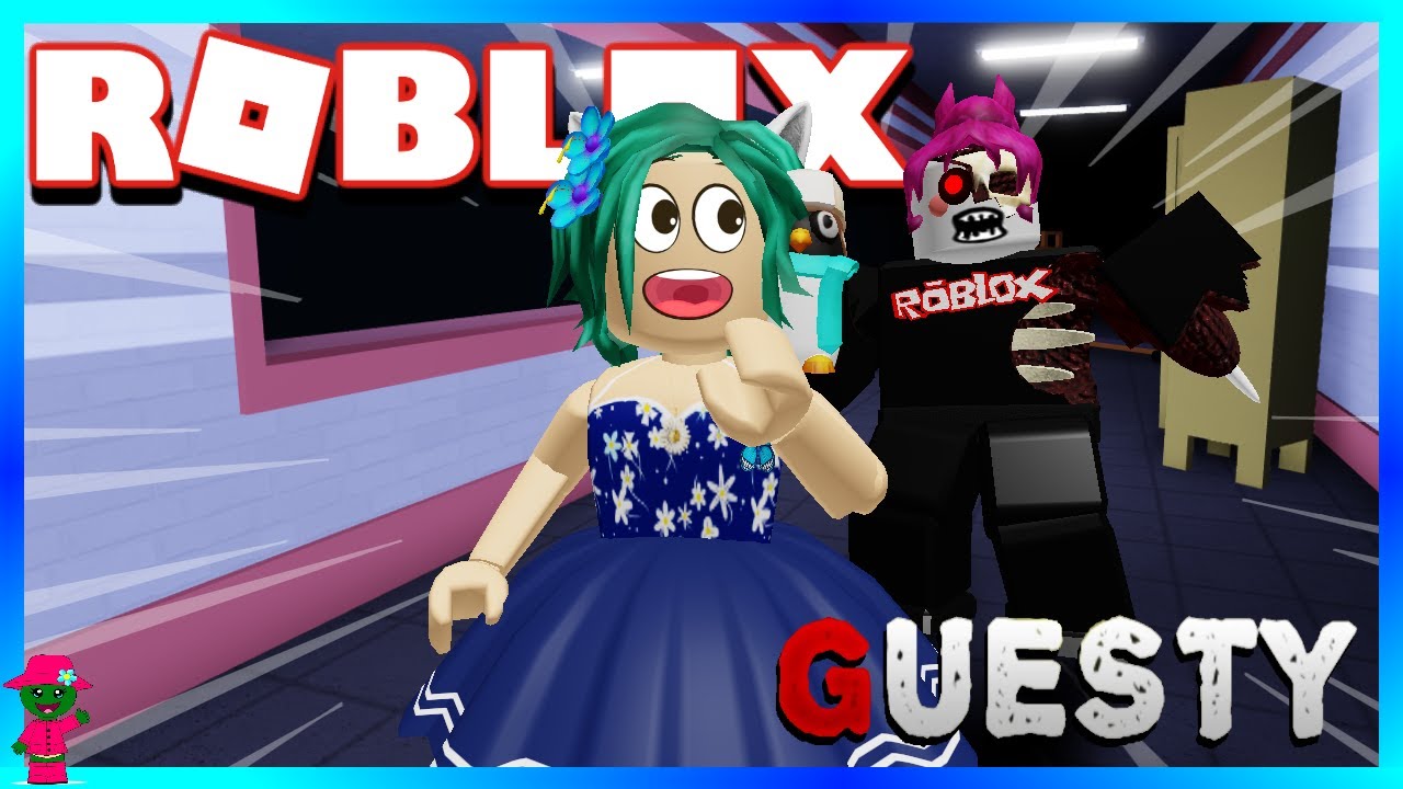 CAN I ESCAPE GUESTY GIRL?!! (Roblox Guesty) - YouTube