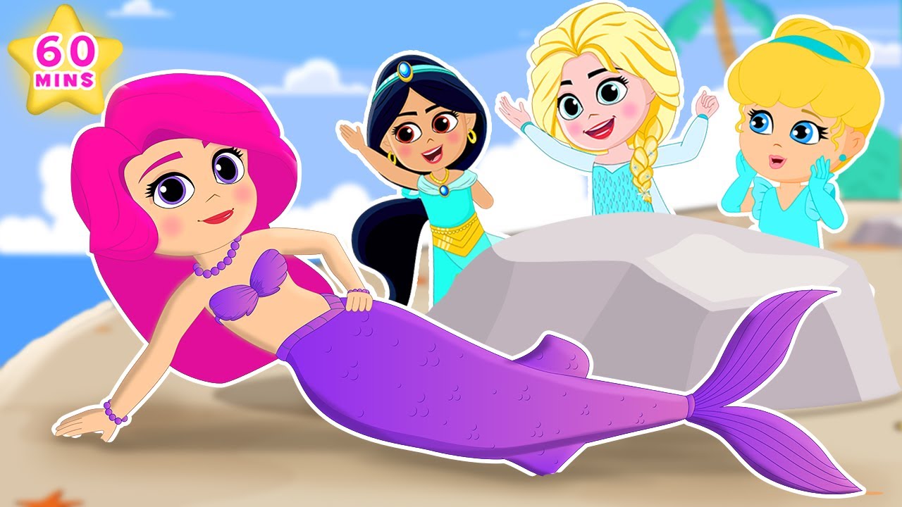 Mermaid Swimming Song | Princess Rhymes for Kids 🦈 - YouTube