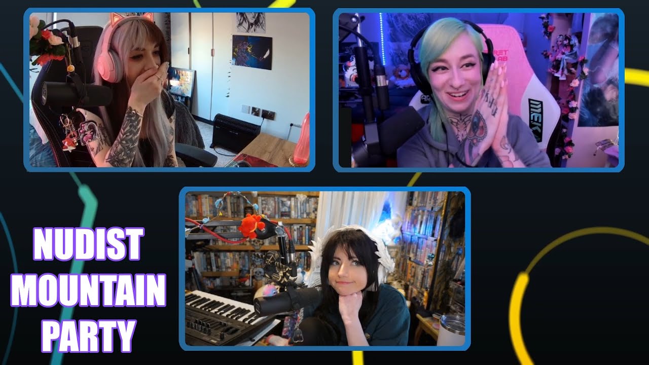 Nudist mountain party - YouTube