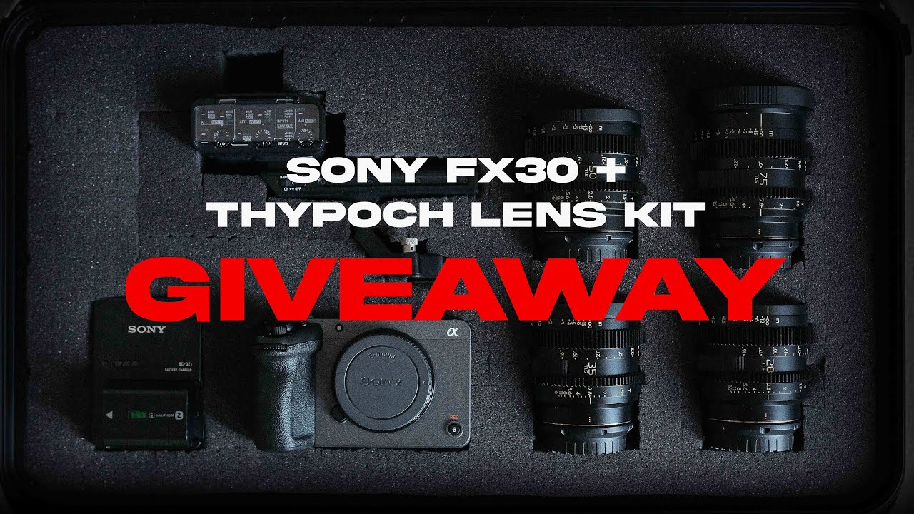 LIVE Giveaway - Cine Lens + Fx30 Kit - YouTube