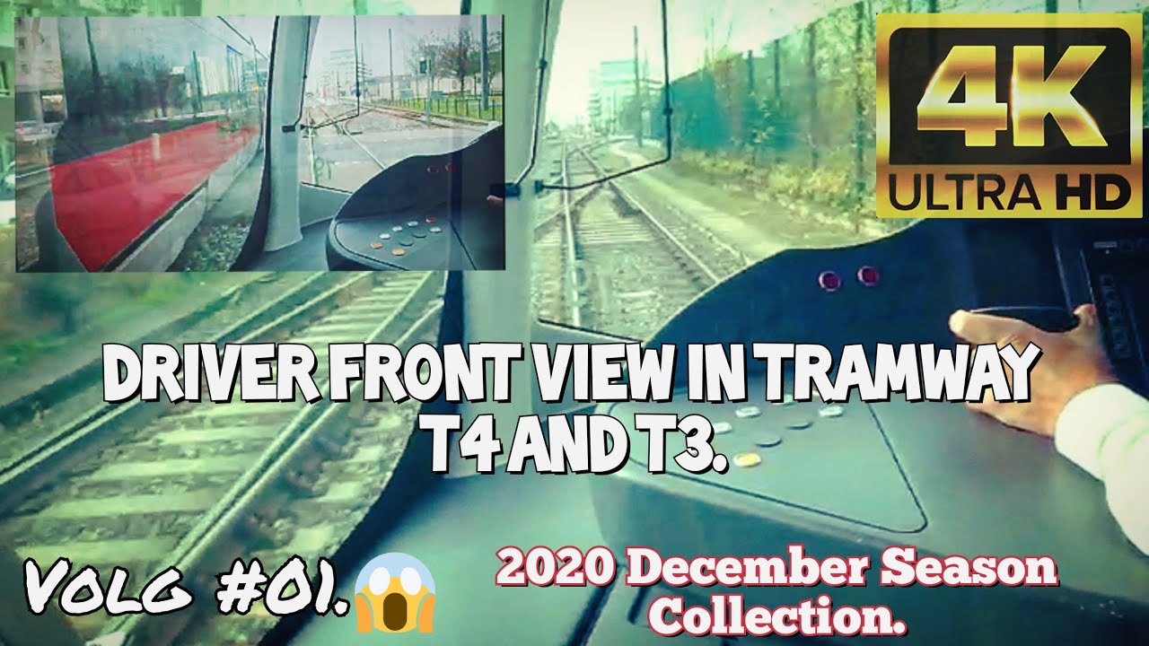 Driver Front View Tramway T4 And T3 (VLOG #01). - YouTube