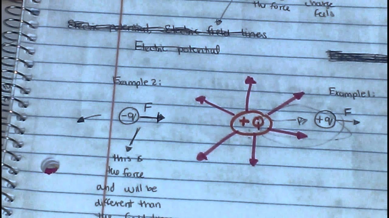 Difference between electric fields and force - YouTube
