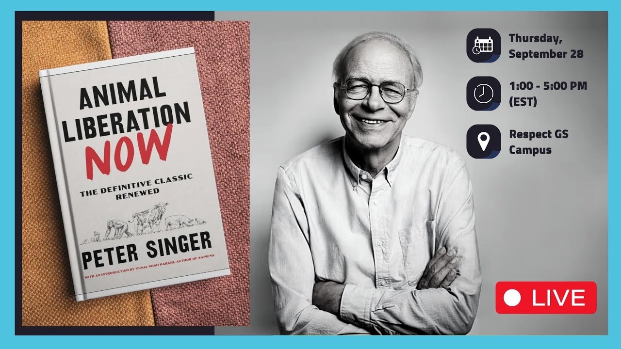 Ethical Theory - "Animal Liberation Now" with Dr. Peter Singer ...