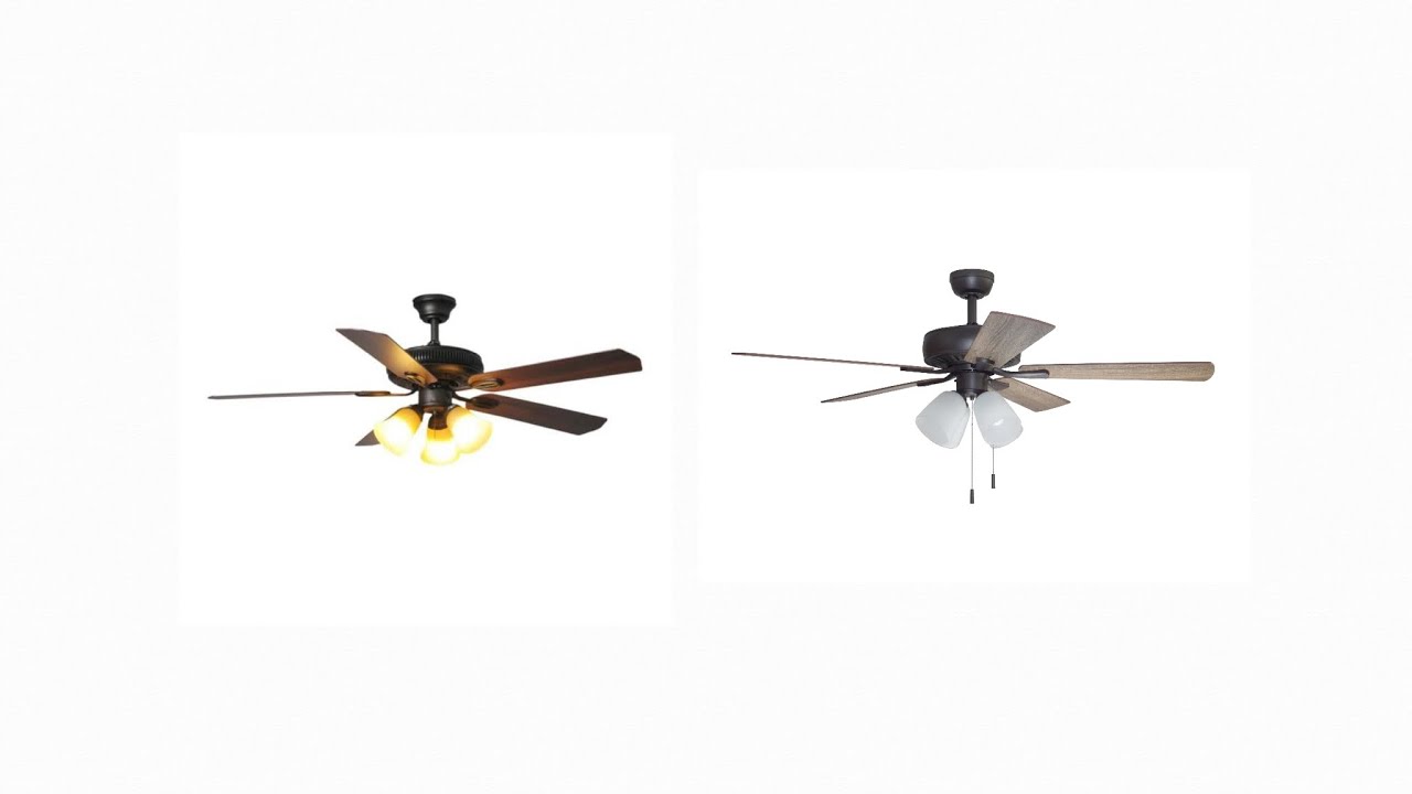 X2 Hampton Bay Glendale & Harbor Breeze Grace Bay Ceiling Fans at ...