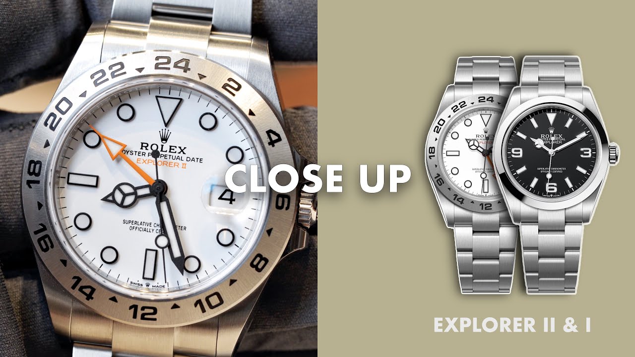Close-up - Rolex Explorer 1 & 2 - No Comment - YouTube