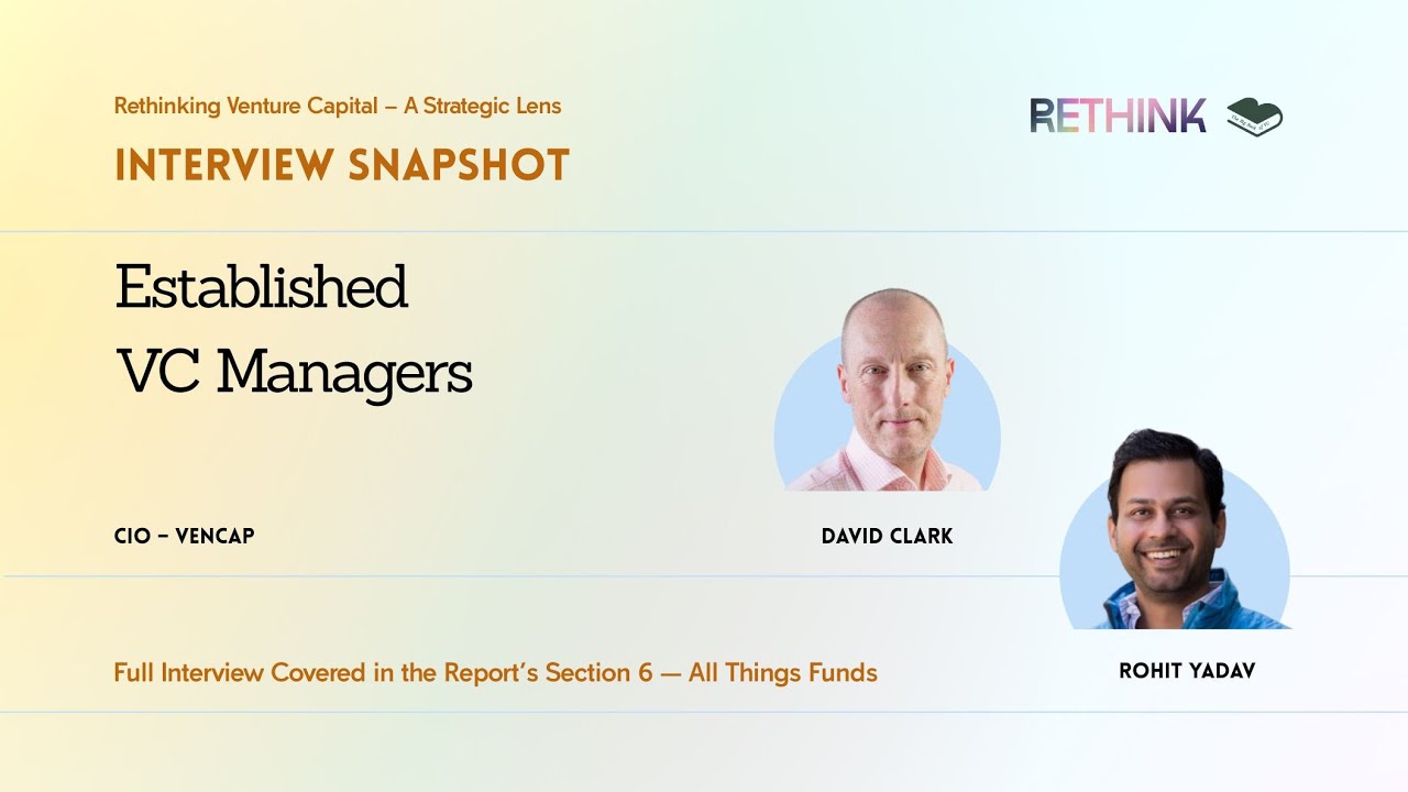Insights into Established VC Managers – with David Clark - YouTube