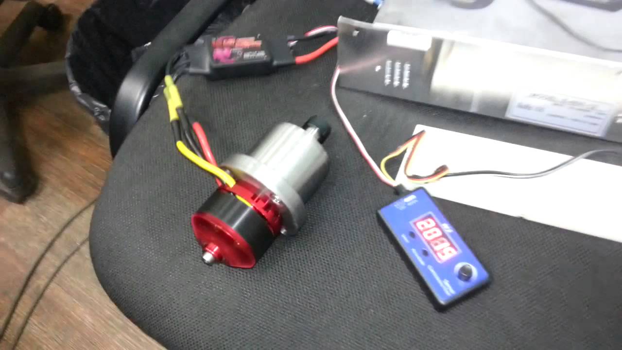 DIY Brushless Motor Spindle Test - YouTube