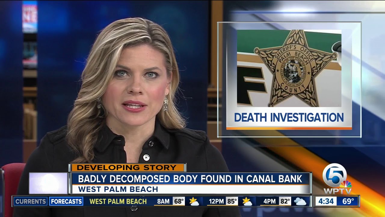 Badly decomposed body found along canal bank in suburban West Palm ...