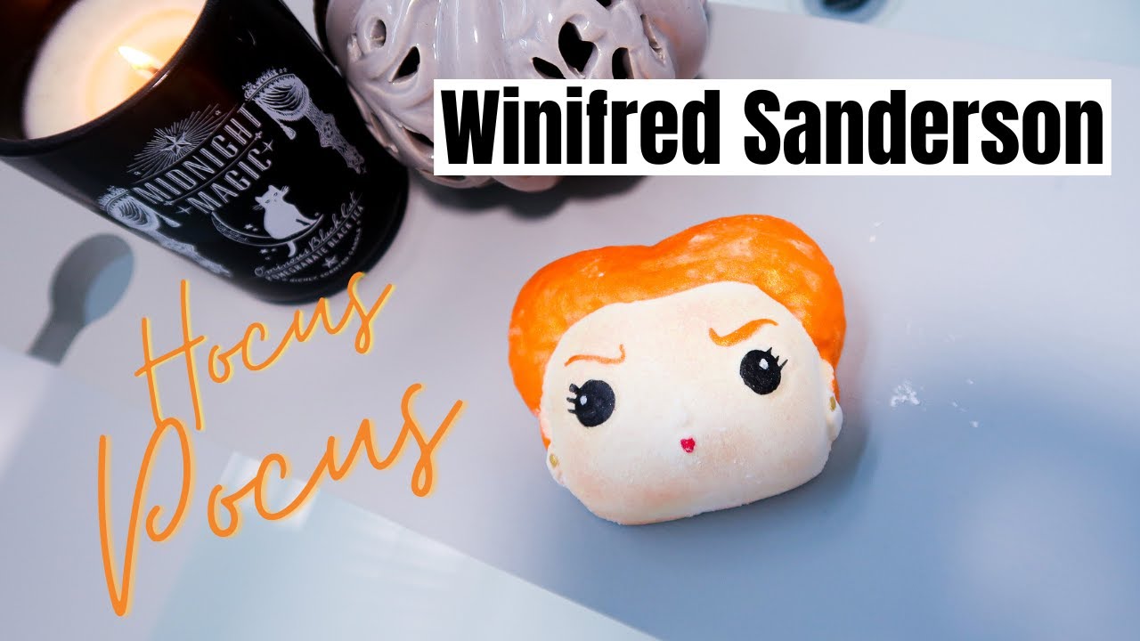 WINIFRED SANDERSON | Hocus Pocus| Cartoon Bath Bomb Demo - YouTube