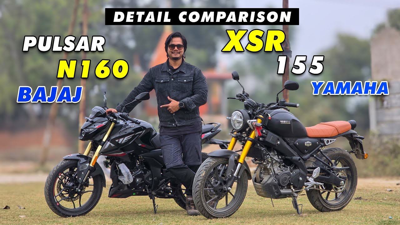 Yamaha XSR 155 vs Bajaj Pulsar N160 Single Seat Comparison | Best 160cc ...
