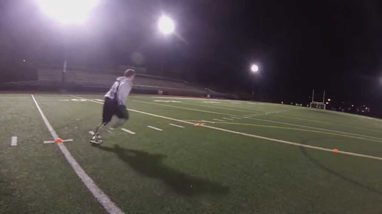 Wide Receiver route running Training Session - YouTube