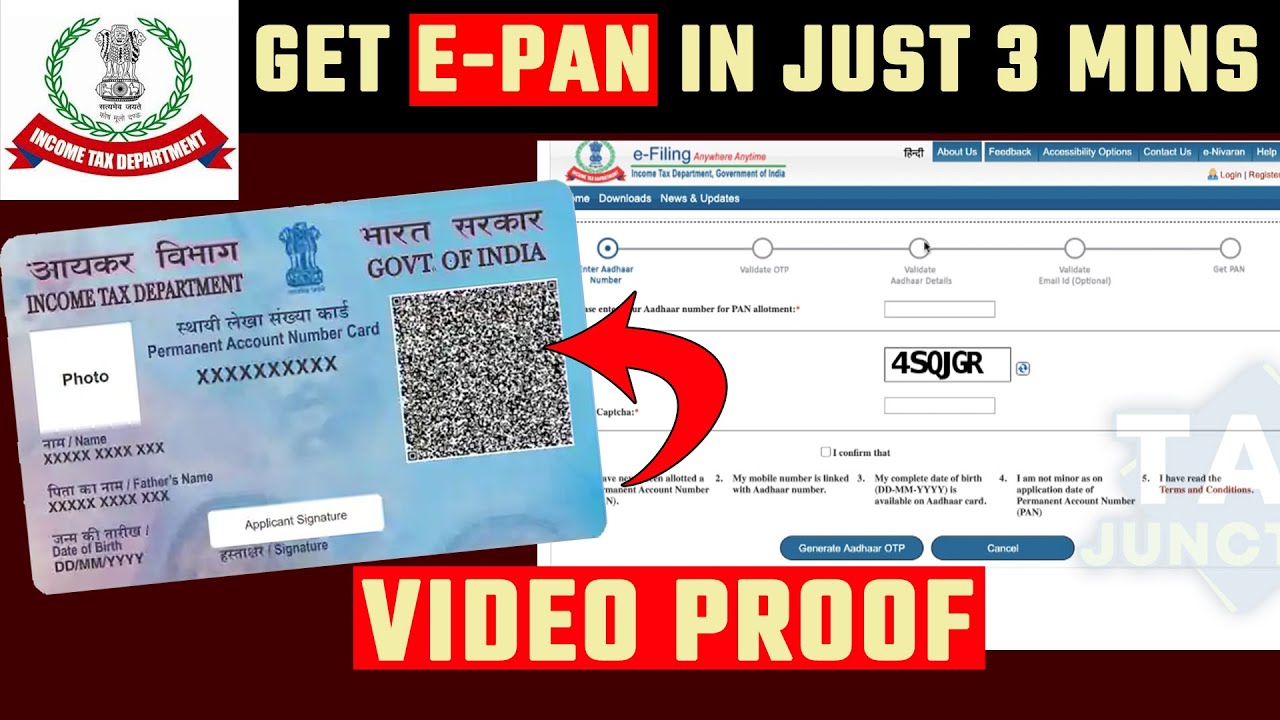 What Is ePAN? | How to Download e-PAN Online | Explained In Hindi - YouTube