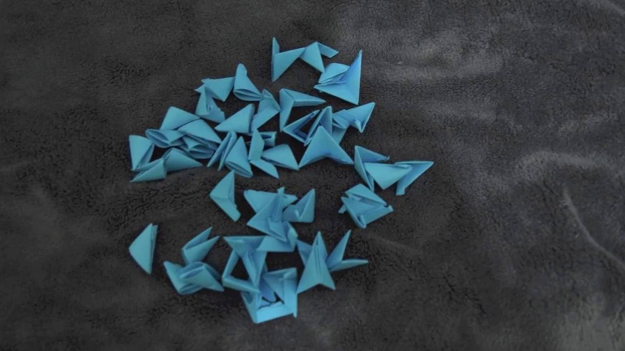 How To Stack 3D Origami Pieces Properly - YouTube