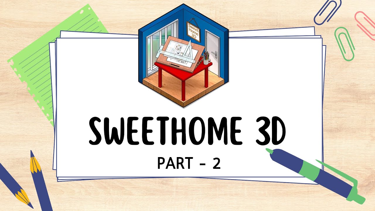 Tutorial SweetHome 3D - part 2 - YouTube