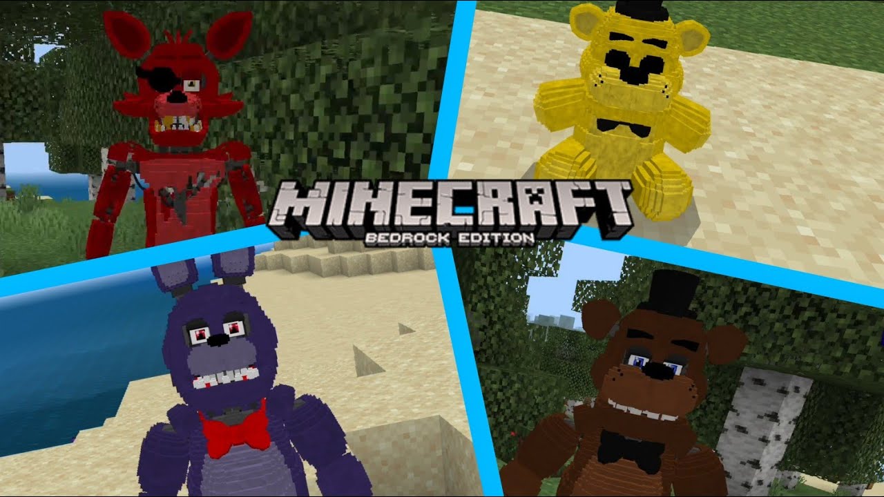 EL MEJOR ADDON de FIVE NIGHT AT FREDDY'S para MINECRAFT BEDROCK 🙀 - YouTube