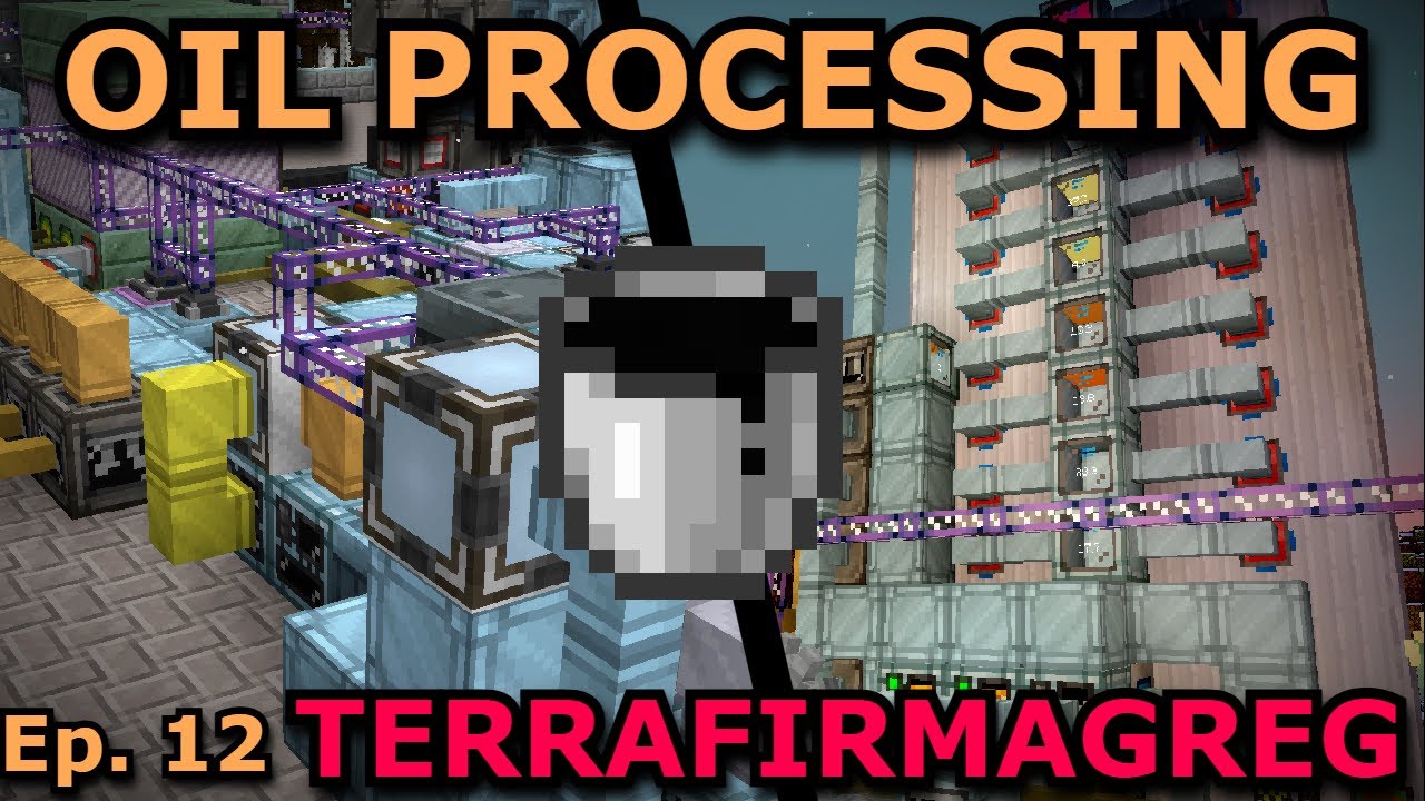 I Built an Oil Refinery in Minecraft's Most Realistic Mod (TFG Part 12 ...