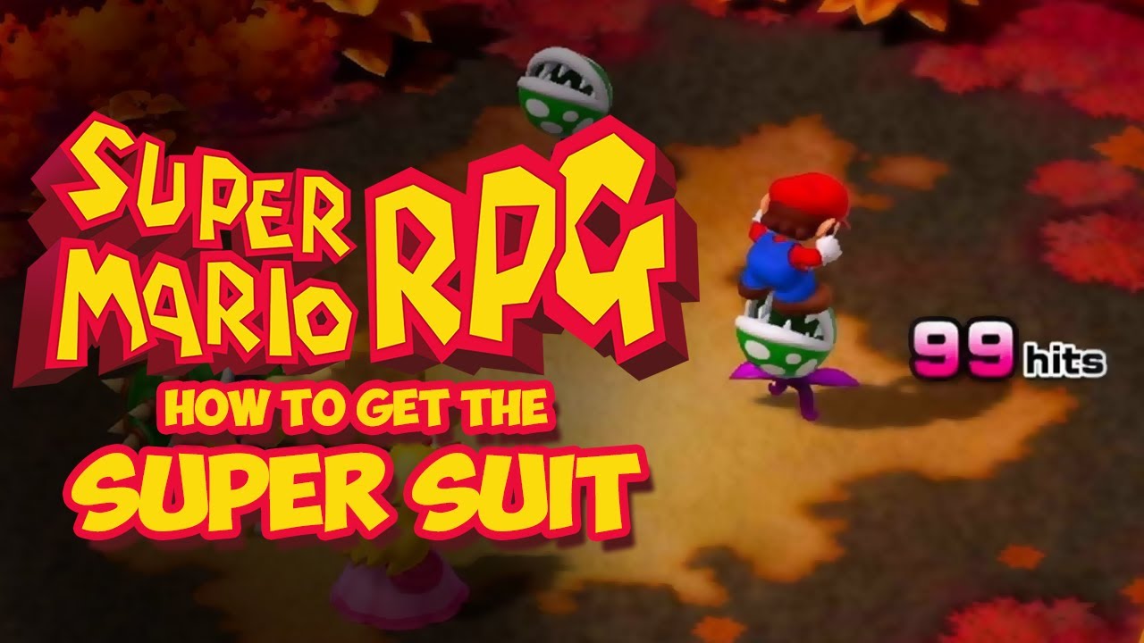 SUPER MARIO RPG REMAKE - 100 SUPER JUMP IN A ROW + SUPER SUIT - YouTube