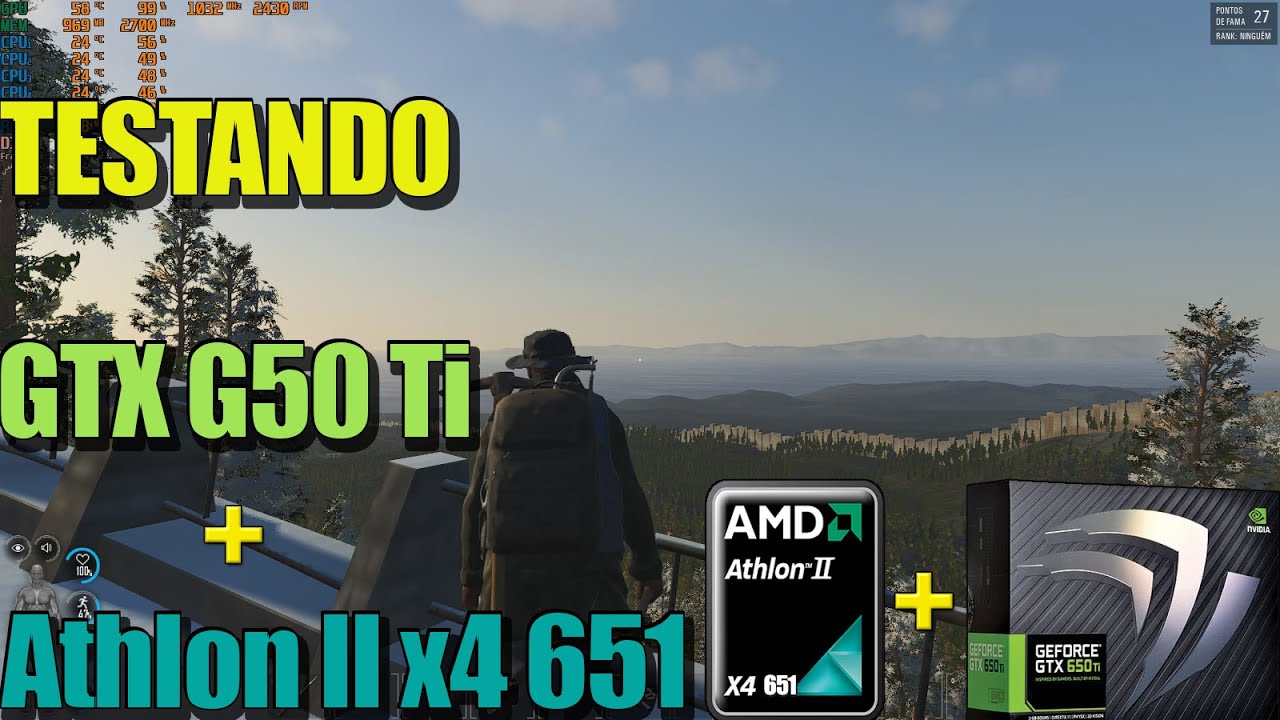 GTX 650 TI + Athlon II x4 651 - Scum - YouTube