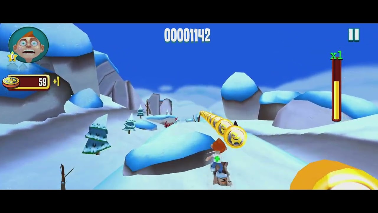 Skiing Fred Gameplay- It's a very fun game if you are into skiing! - YouTube