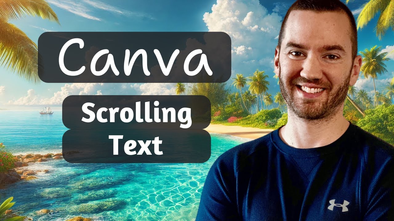 How To Create Scrolling Text In Canva 2024 (Canva Scrolling Text Tutorial) - YouTube