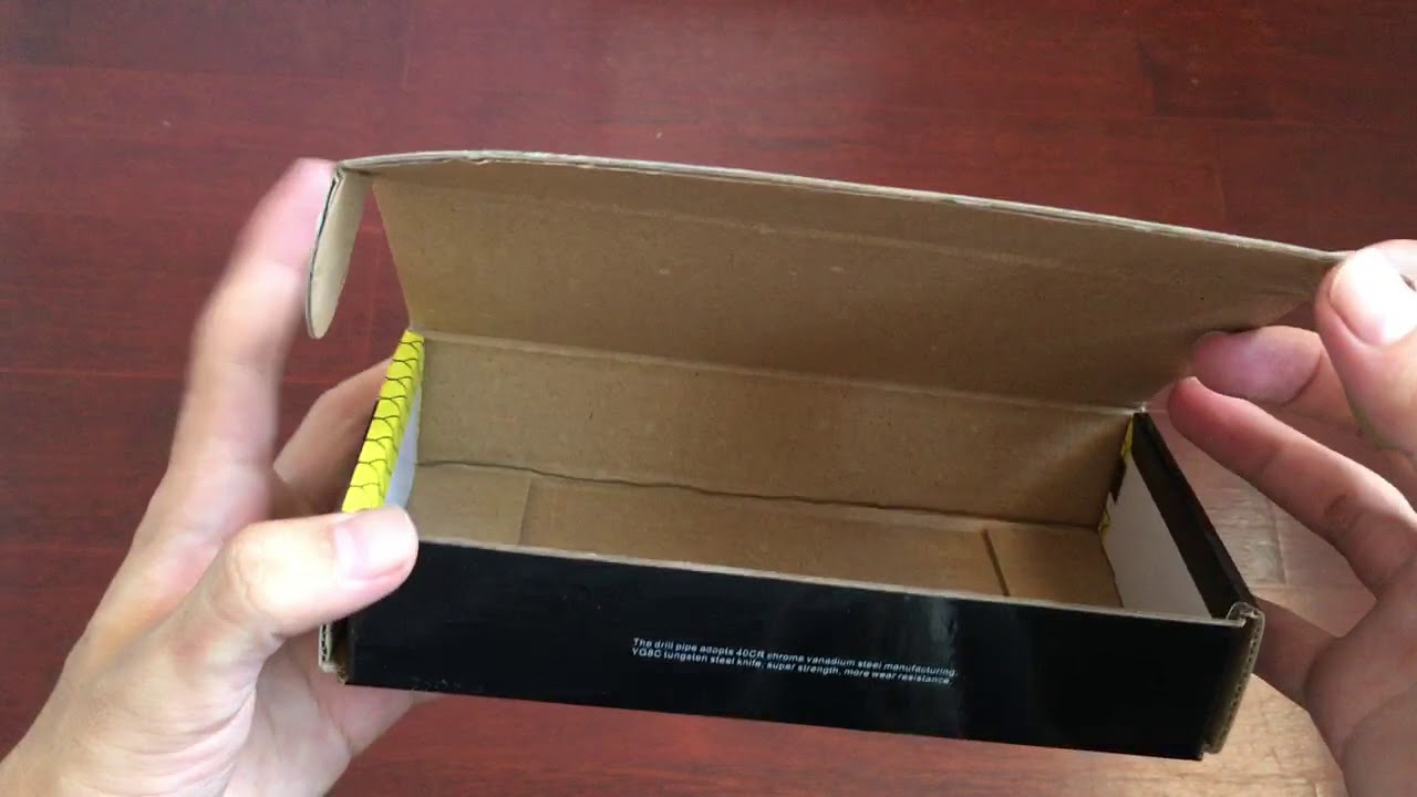 Hammer Drill Packaging Box - YouTube