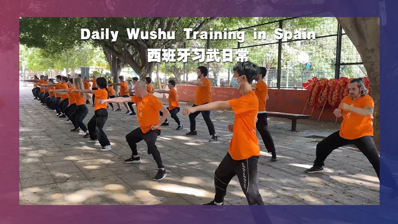 Wushu Inspires the World: Daily Wushu Training in Spain - YouTube