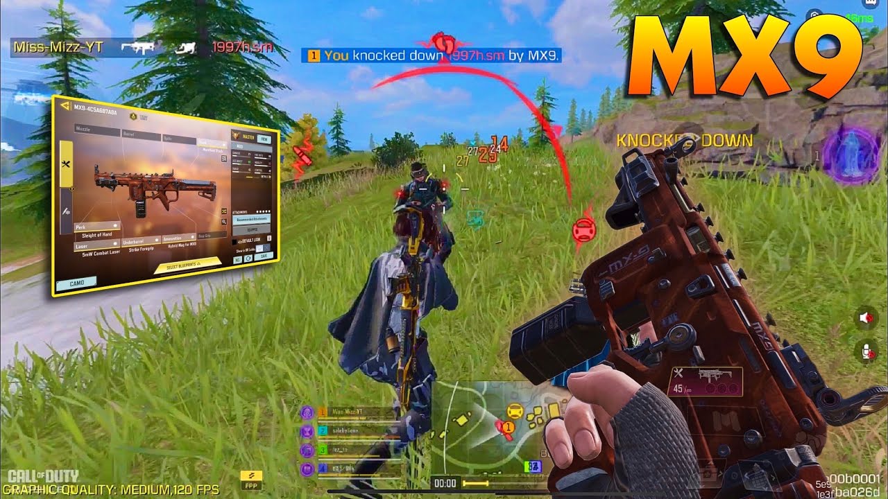 MX9 ONE OF THE *BEST* GUNSMITH in CODM Must TRY | HANDCAM GYRO GAMEPLAY ...