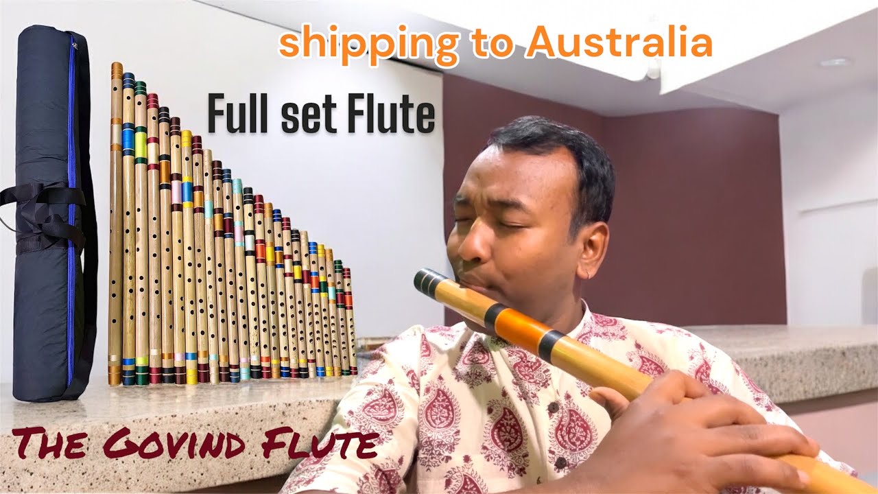Full Set Flute 24 piece sipping to #australia #TheGovindFlute - YouTube
