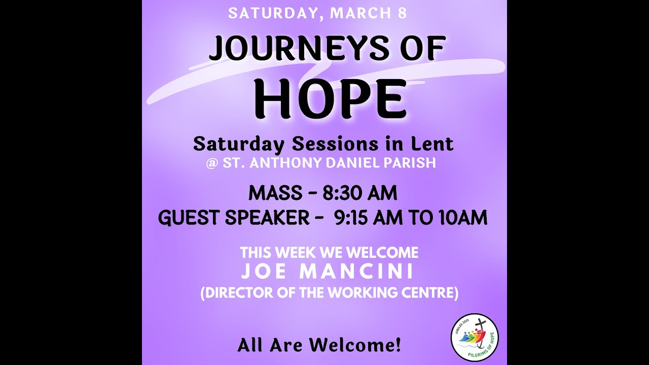 Journeys of Hope - Speaker # 1 - Joe Mancini - YouTube