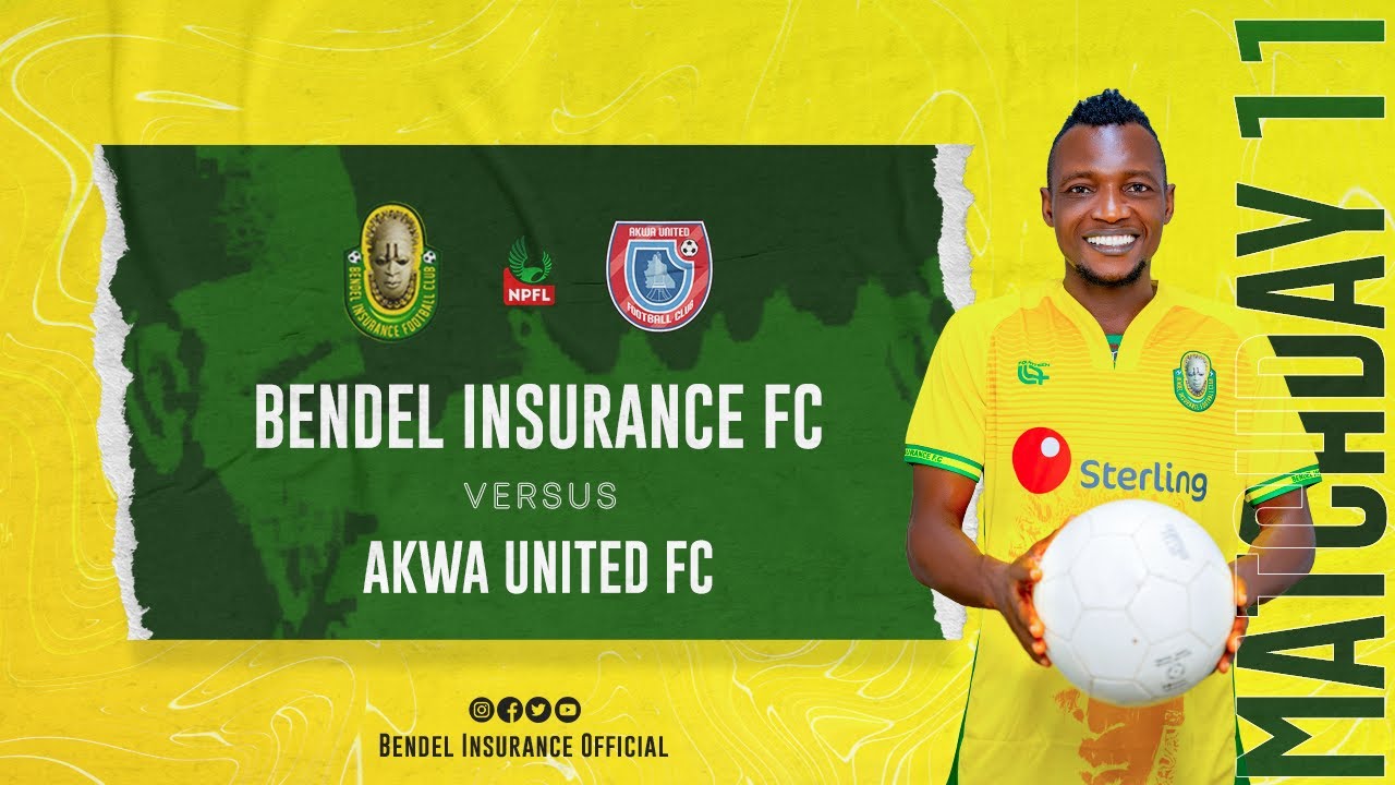 NPFL Match Day 11: Bendel Insurance FC v Akwa United FC - YouTube