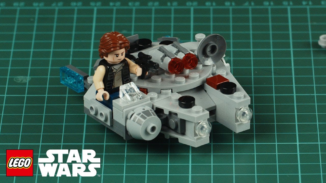 ASMR LEGO? - MILLENNIUM FALCON MICROFIGHTER | STAR WARS LEGO BUILD ...