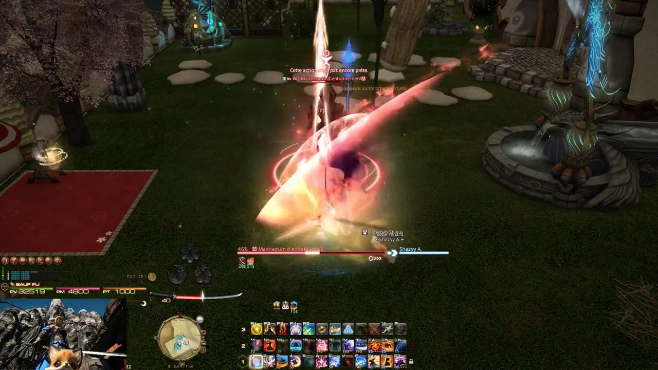 [Final Fantasy XIV] Samurai ilvl 310 testing DPS ~4100 - YouTube