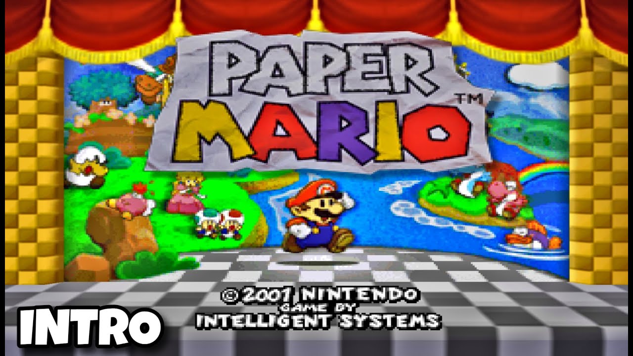 Paper Mario N64 - Intro HD - YouTube