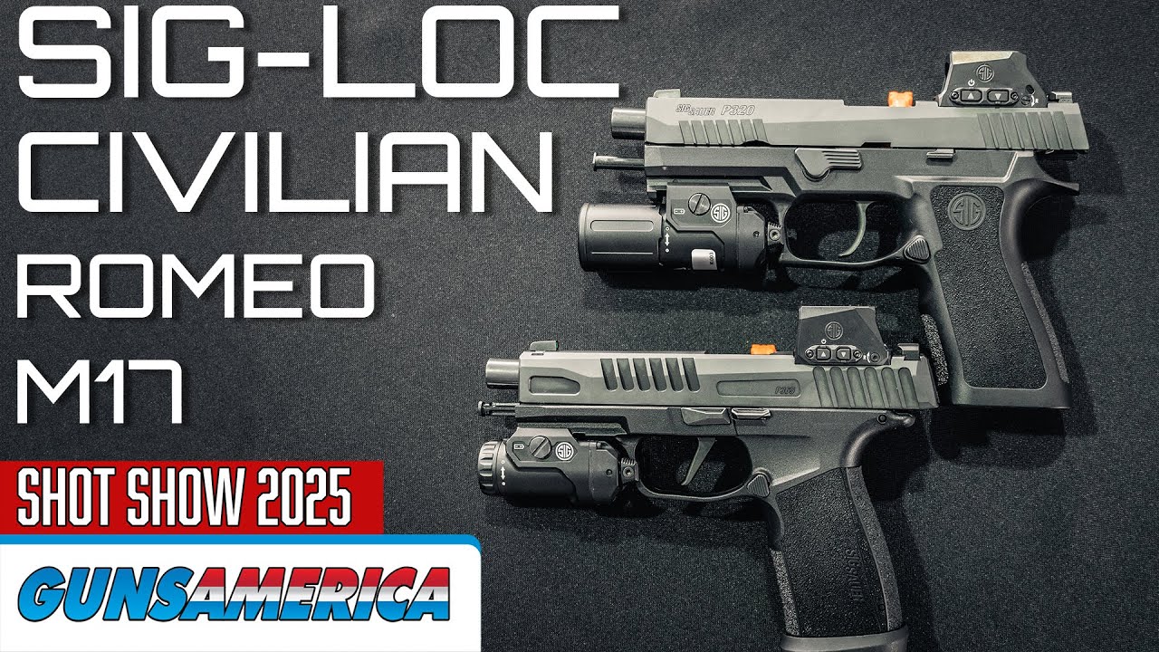 Civilian Romeo M17 Optic? Introducing SIG Sauer LOC -- SHOT Show 2025 - YouTube