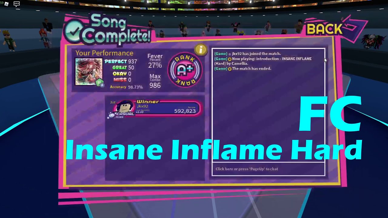 INSANE INFLAME Hard (lvl 24) nogear FC - YouTube