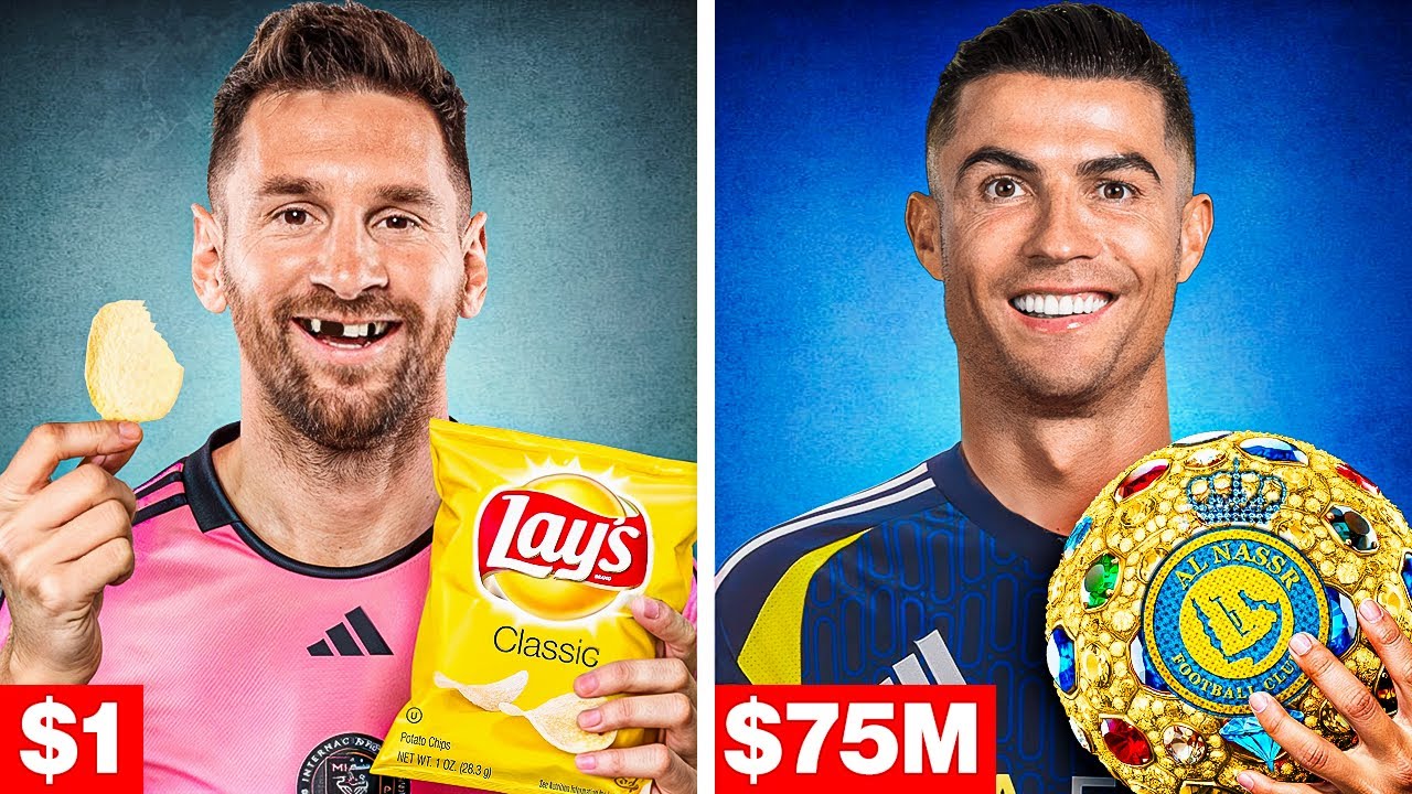 $1 VS $75,000,000 Things Football Players Bought - YouTube
