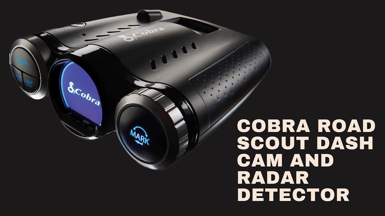 Cobra Road Scout Dash Cam and Radar Detector, WiFi, Bluetooth - YouTube