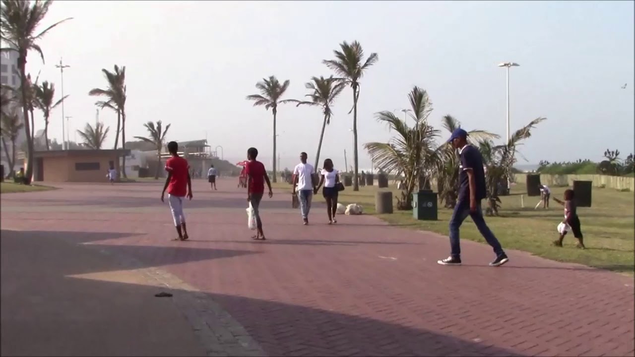 Durban Beachfront Walk - YouTube