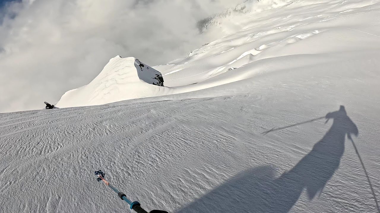 Bluebird powder day on the flanks of MT BAKER - 03/30/2024 - YouTube
